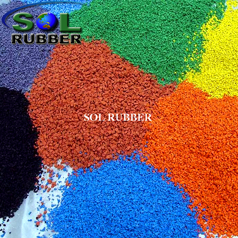 Recycle Rubber Soft EPDM Granules - Buy Playground EPDM, epdm rubber ...