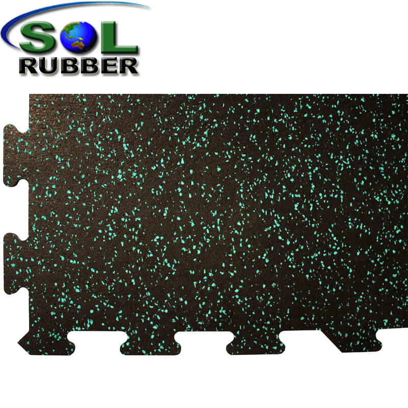 Easy Install Interlock Gym Rubber Flooring Tile - Buy Interlock Rubber ...
