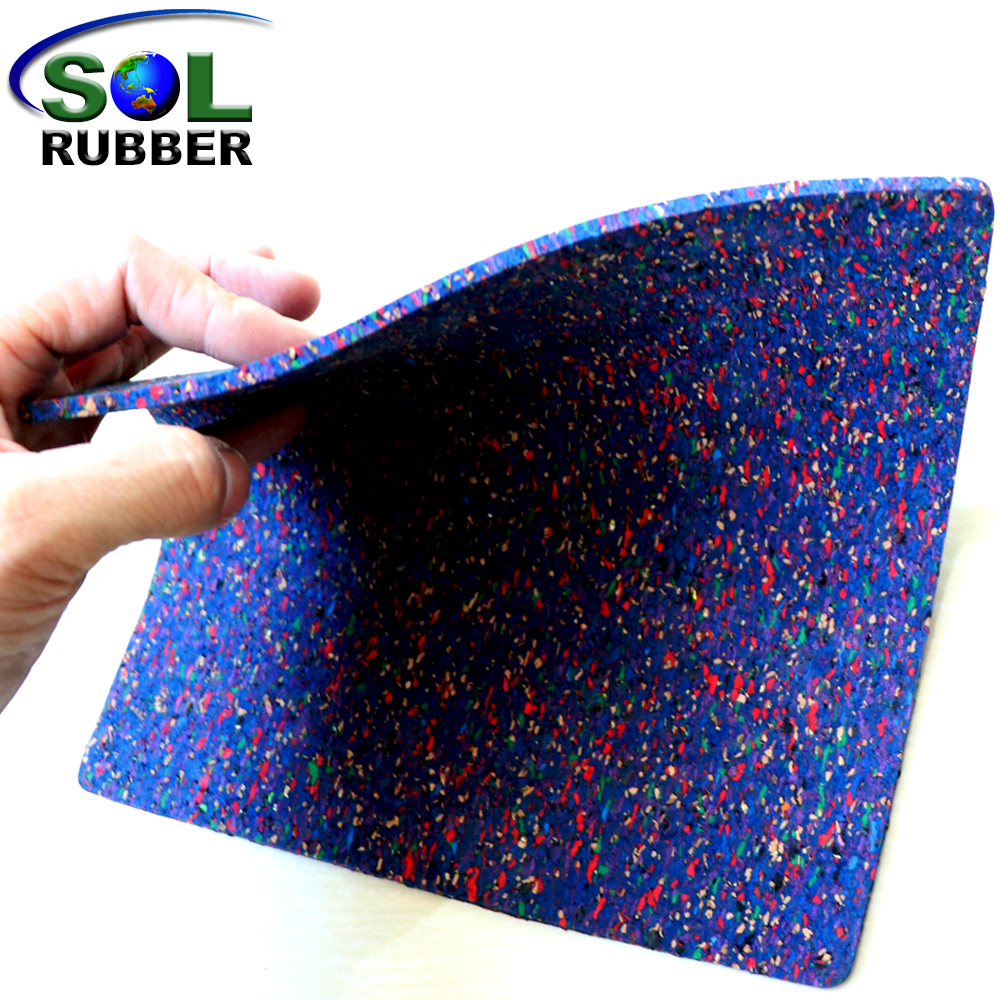 SOL RUBBER Acoustic Underlay rubber Mat with Optimal Sound Absorption ...