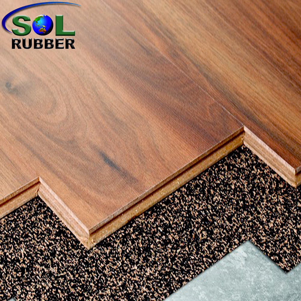 SOL RUBBER Acoustic Underlay rubber Mat with Optimal Sound Absorption ...