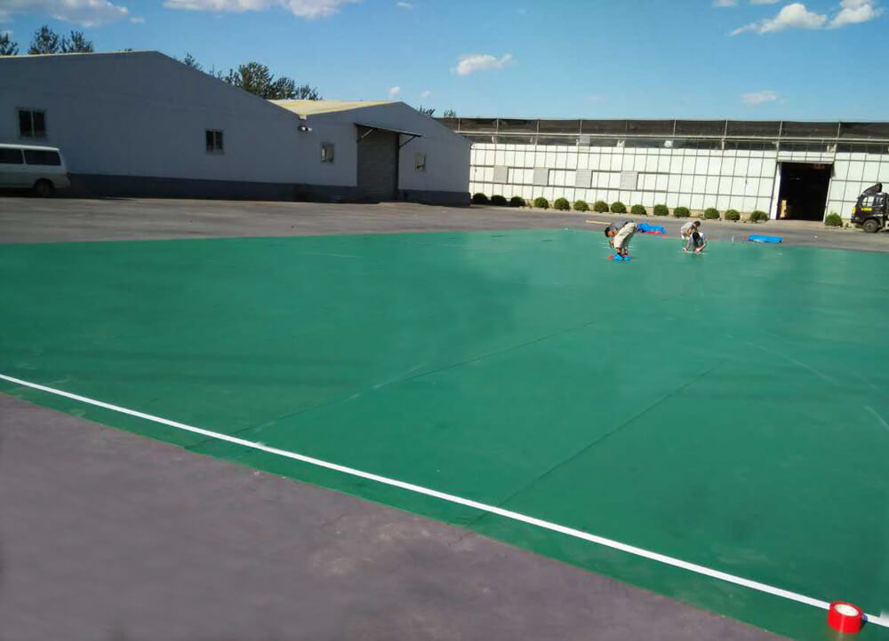 Outdoor Sport Floor Mat Ball Court PVC Flooring